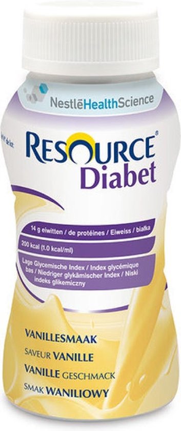 Resource Diabet Vanille 4x200ml | bol.com