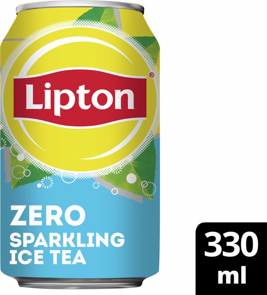 Lipton Ice Tea Sparkling Zero - 48 x 330 ml - Voordeelverpakking | bol.com