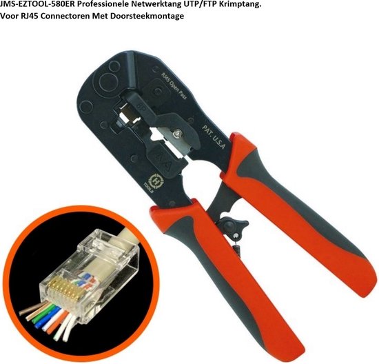 JMS® Professionele UTP Tang / Netwerktang / Netwerkkrimptang Voor RJ45 ...