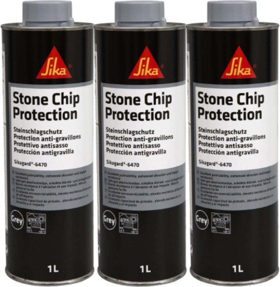 Set van 3 anti-grind coatings SIKA Sikagard 6470 - Grijs - 1L | bol.com