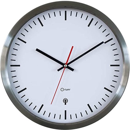 Orium Radiografische wandklok - Zo Goed als Nieuw - Modern geborsteld ...