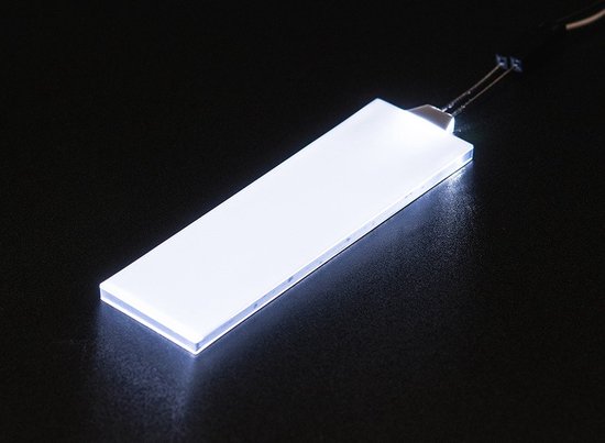 White LED Backlight Module - Medium 23mm x 75mm Adafruit 1622 | bol