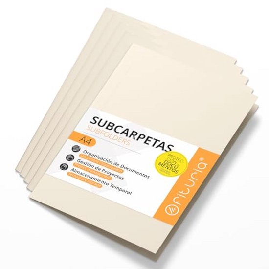 Documentenmap van karton, A4, map van papier, 180 g, map voor ...