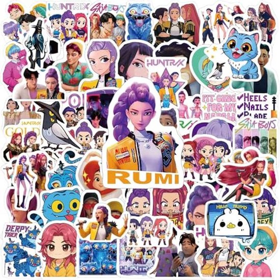 Kpop Stickers pour Laptop et Skateboard - Unieke Demon Hunter Stickers ...