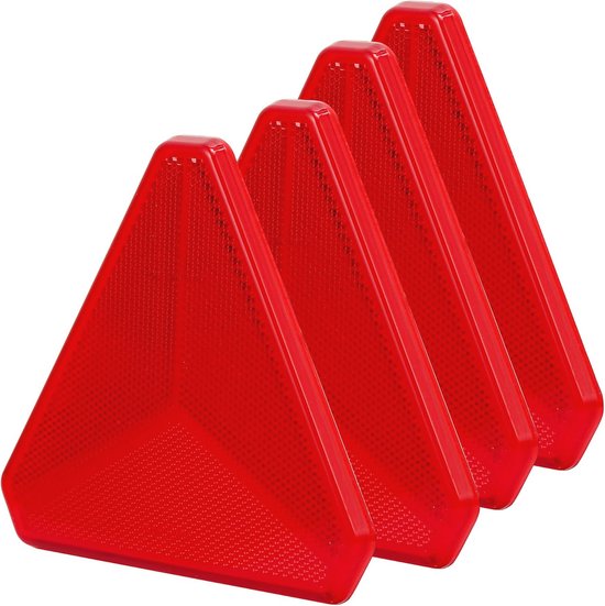 Ronde reflectoren Ø60 mm - 2 stuks voor poorten, caravans en auto's | bol