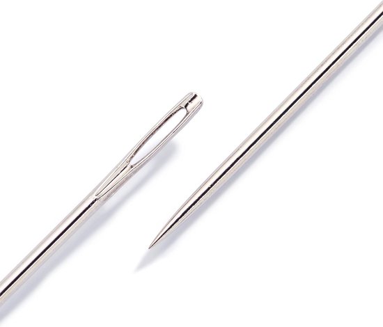 Geassorteerd Zilveren Doll Naalden Set Voor Naaien - 3 Stuks (70-80 ...