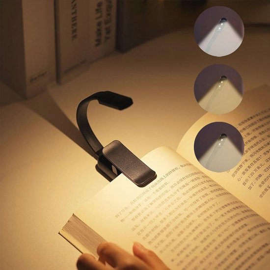 Oplaadbare Leeslamp met 3 Lichtmodi en 360° Flexibele Slang | bol