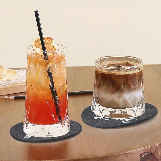Grappige Onderzetters voor Gin Tonic - Set van 12 Vilt Onderzetters met ...