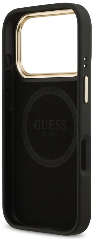 Guess Case 4G Logo Plaat Magsafe Voor Iphone 17 Pro Met Designer Logo | bol