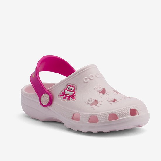 Kid’s clogs coqui little frog pale pink/lt. fuchsia 25/26 | bol
