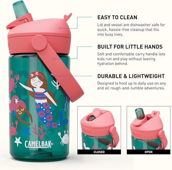 Kindercanteen met Flip-Strohalm en Tritan Renew - 400 ml | bol