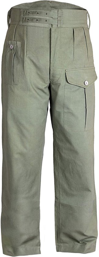 Reproductie WW2 Britse Militaire Battledress Broek - Jungle Green | bol