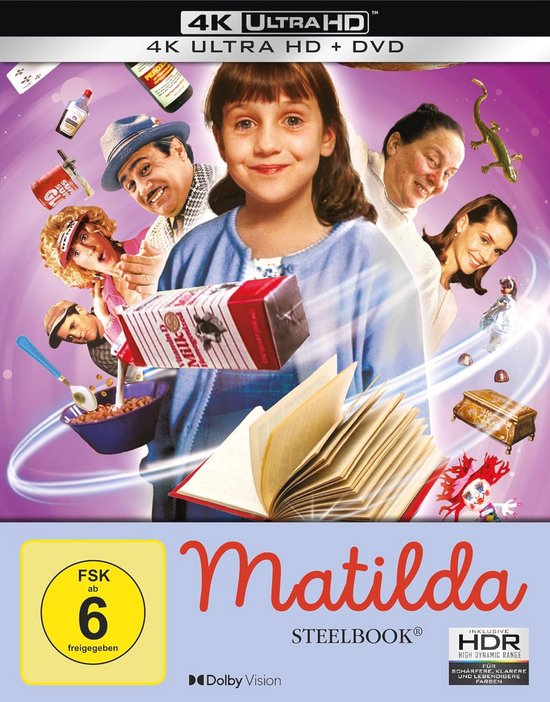 Matilda: 4K Ultra HD Blu-ray & DVD - Limited Steelbook | bol