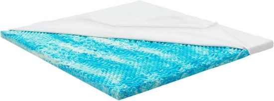 Orthopedische Matras Topper 180 x 200 cm van Traagschuim – 7-Zone ...