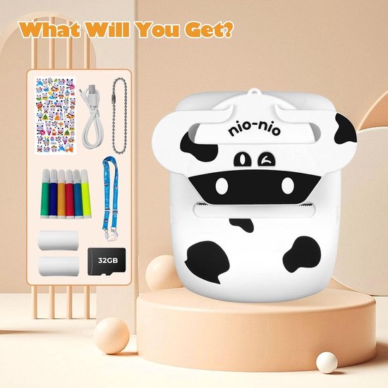 Direct Print Camera voor Kinderen met 1080p Video en 30MP Foto's ...