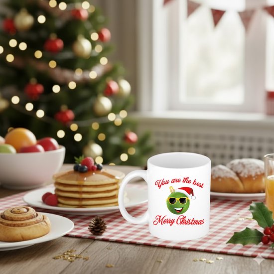 Bellatio Decorations Kerst cadeau mokken - 6x - The Best - werknemers ...