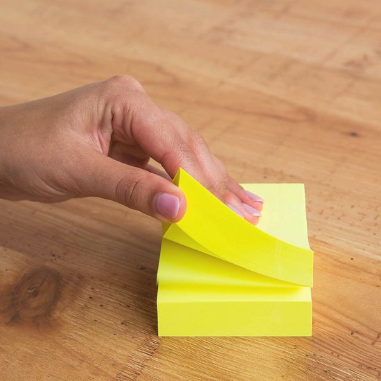 Super Sticky Notes 75 x 75 mm - 400 Velle in 9 Kleuren | bol