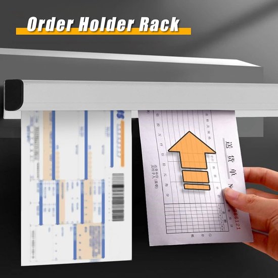 Aluminum Wandhanger - Zilveren Ticket Rack - Ontvangstticket Bill Clip ...