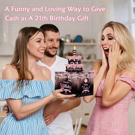 Geschenkdoos met Geld en Uittrekbare Kaart voor Verjaardag | bol