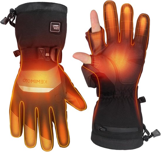 Gants Chauffants Rechargeables avec Extrémités des Doigts Magnétiques ...