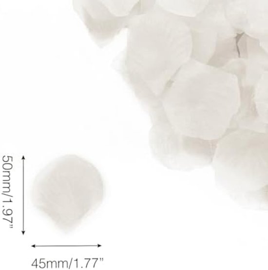 Romantische kunstbloemblaadjes voor feestdecoratie - 1000 stuks | bol