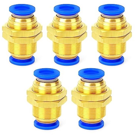 6MM Pneumatische Connector Koppelingen - 5 Stuks | bol