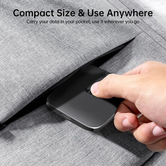 SSD Portable 1TB Lecteur Solid State Drive Externe Type-C + USB A Jusqu ...