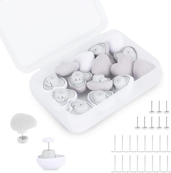 Provento - Set van 16 dekbedovertrek clips - Voorkom kreukels en ...