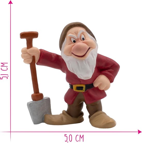 Bullyland 12478 – Speelfiguur en verzamelfiguur Grumpy uit Sneeuwwitje ...