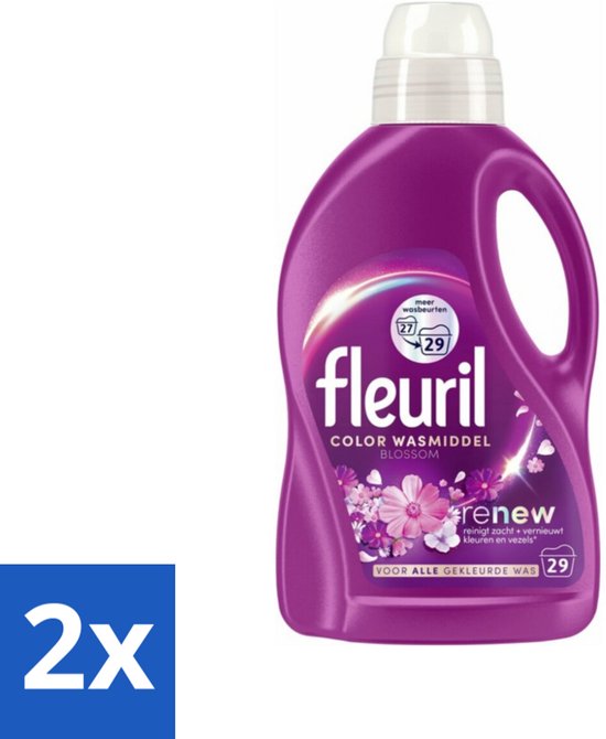 Fleuril – Wasmiddel - Color Blossom – 29 wasbeurten – 1,305 L ...