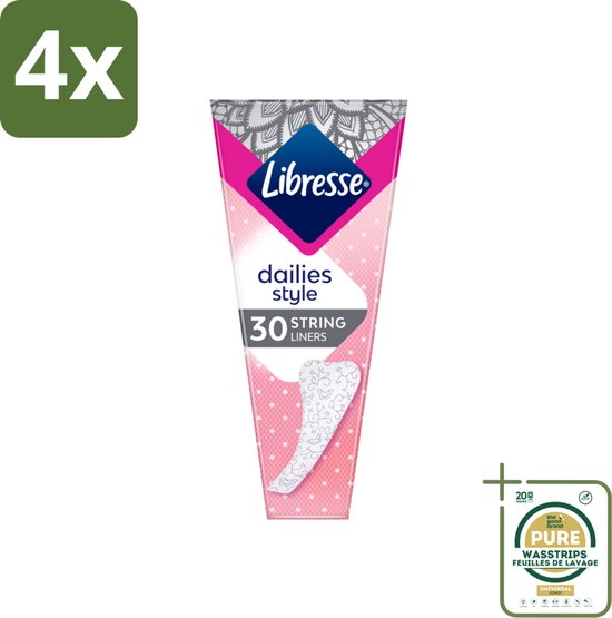 Libresse – Inlegkruisjes – Fresh String – Voor stringslips – 30 ...