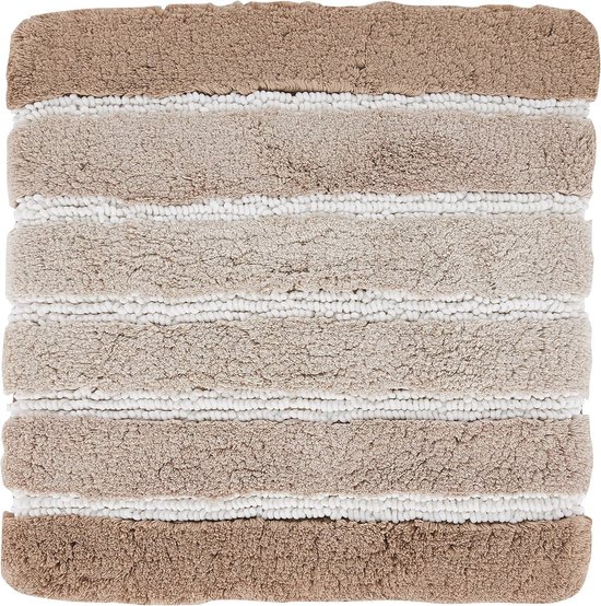 Taupe Badmat 60 x 60 cm - Perfect voor Elke Badkamer | bol