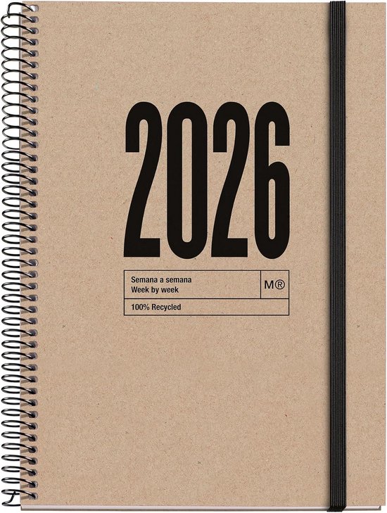 Duurzame Weekplanner 2026 - Groot Formaat (A5+) - Jaarplanner met ...