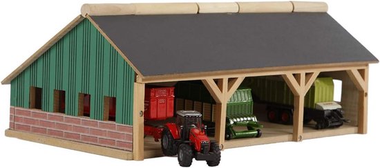 Houten Landbouw Schuur Model - Schaal 1:87 - Speelgoed Opslag voor ...