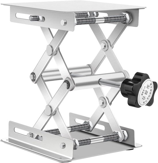 Allecta - Laboratoriumlift, 100 x 100 mm, roestvrijstalen ...