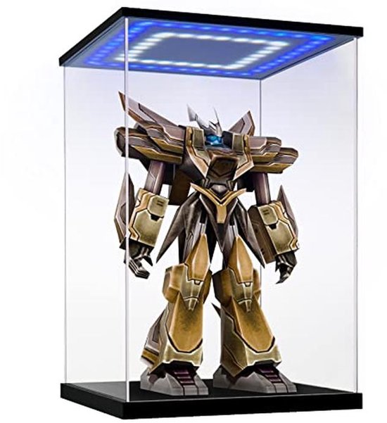 Acryl Display Case met LED-verlichting - Stofdichte Organisatiebox voor ...