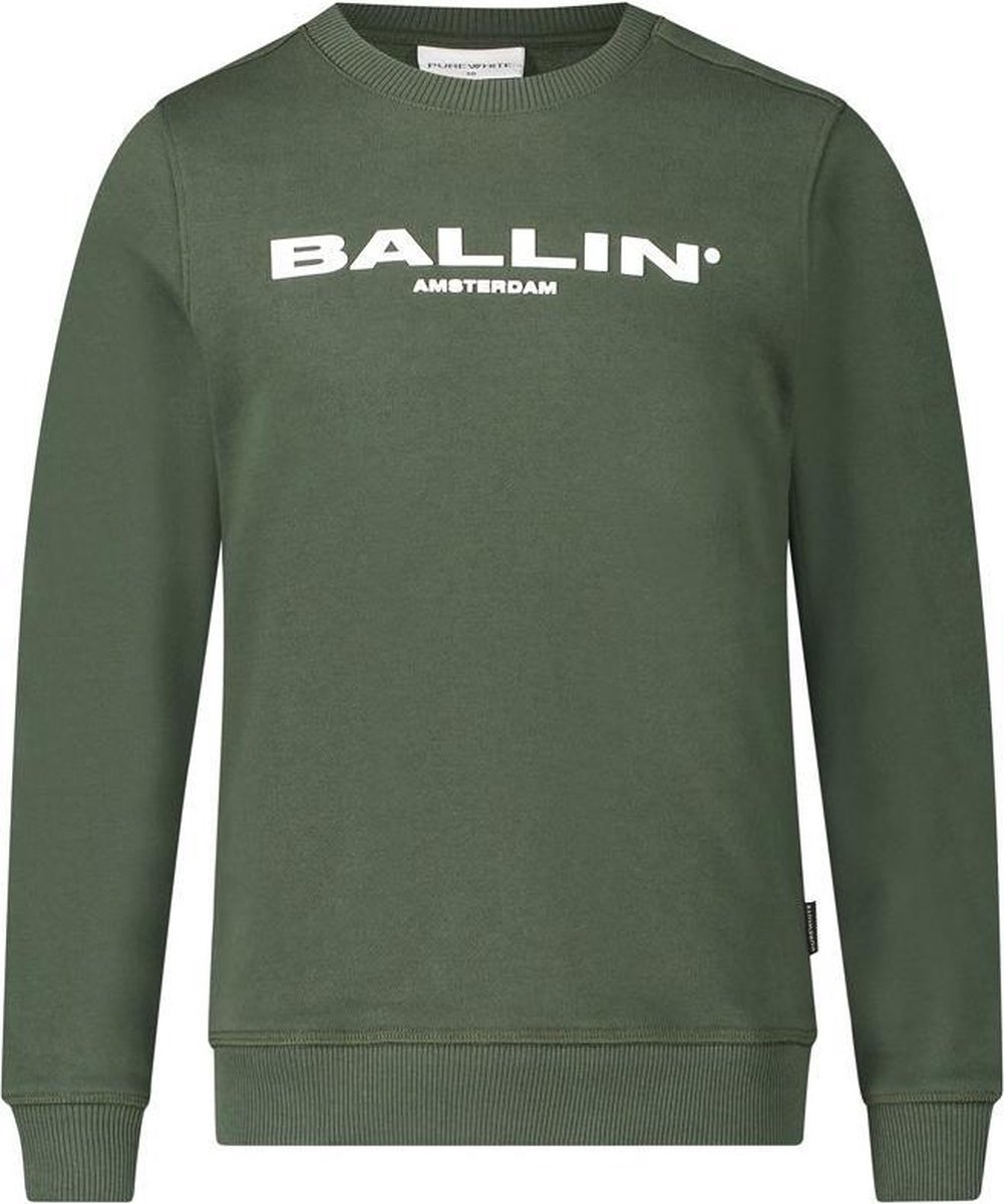 Ballin Amsterdam - Jongens Regular Fit Original Sweater - Groen - Maat ...