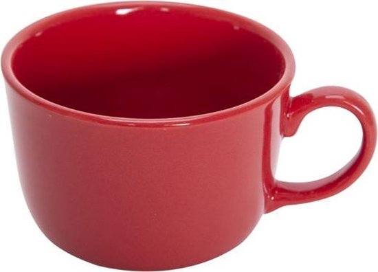 Serena Red Jumbo Mug D11cm 49clshiny Red | bol.com