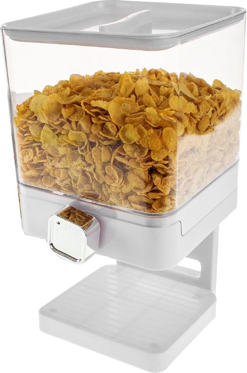 United Entertainment - Luxe Enkelvoudige Cornflakes Dispenser - Wit ...