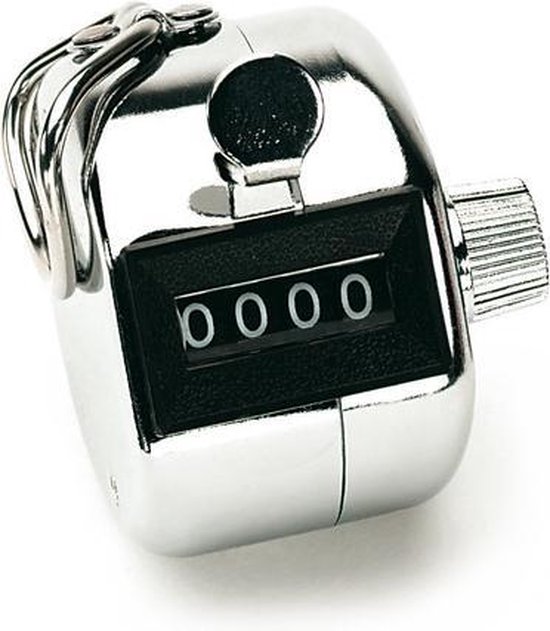 Precision Handteller 5 X 5 Cm Chroom Zilver - rondenteller | bol