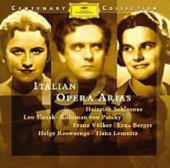 Centenary Collection - 1927-1943: Italian Opera Arias, various artists ...