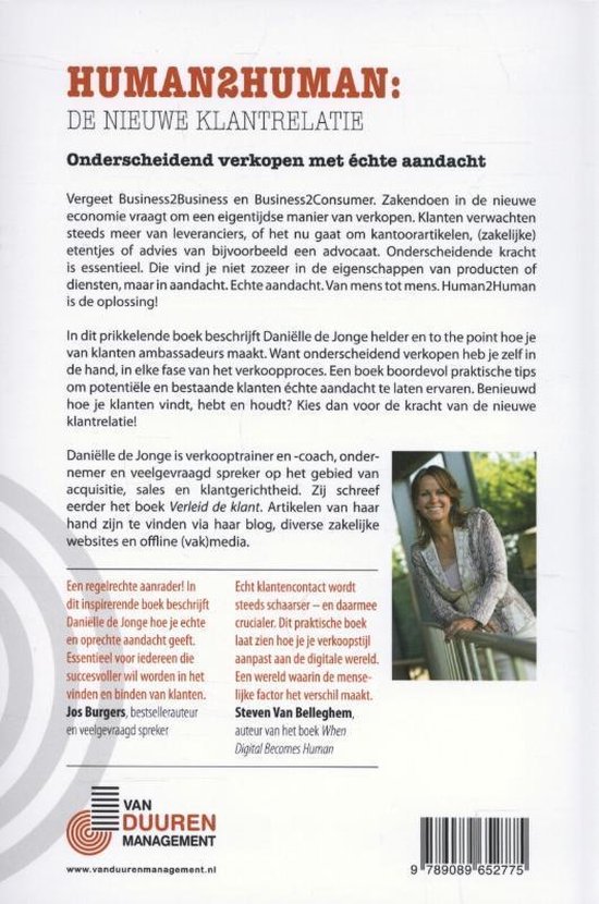 Human2Human: de nieuwe klantrelatie | 9789089652775 | Danielle de Jonge ...