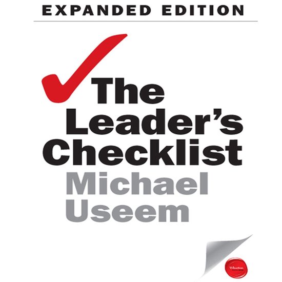 The Leader's Checklist Expanded Edition, Michael Useem | 9781469089898 ...