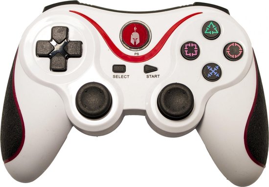 Spartan Gear Wireless Controller for PS3 (White) (EU) /PS3 | bol