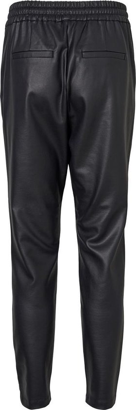 Vero Moda Broek Vmeva Mr Loose String Coated Pant 10205737 Black Dames ...