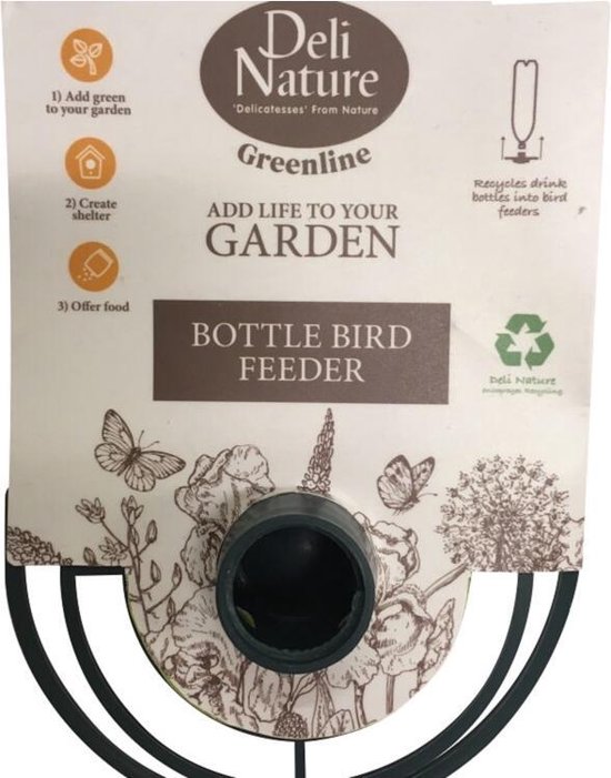 10x Deli Nature Greenline Recycle Bottle Feeder | bol