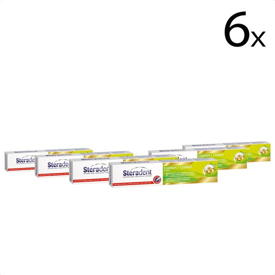 Steradent Fixative Comfort 75gr x6 | bol.com