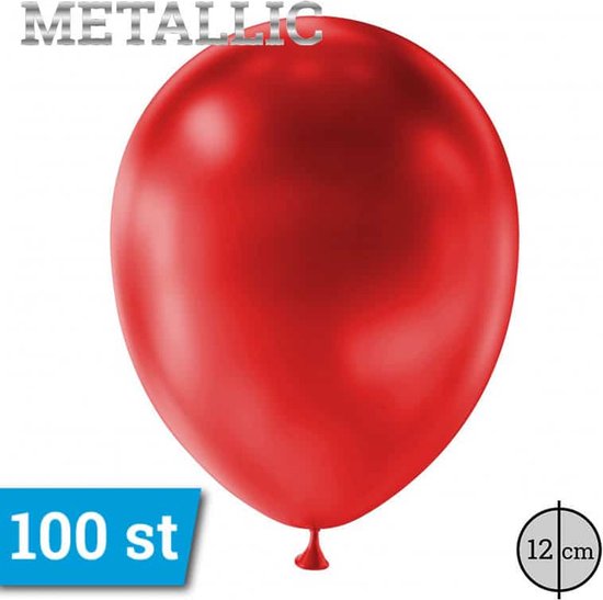 12cm 100 stuks Metallic Donker Rood GT5M/34 | bol