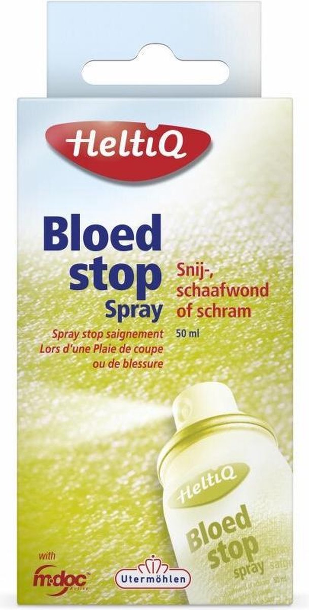 Heltiq Bloedstop Spray - 50 ml - Wondspray | bol