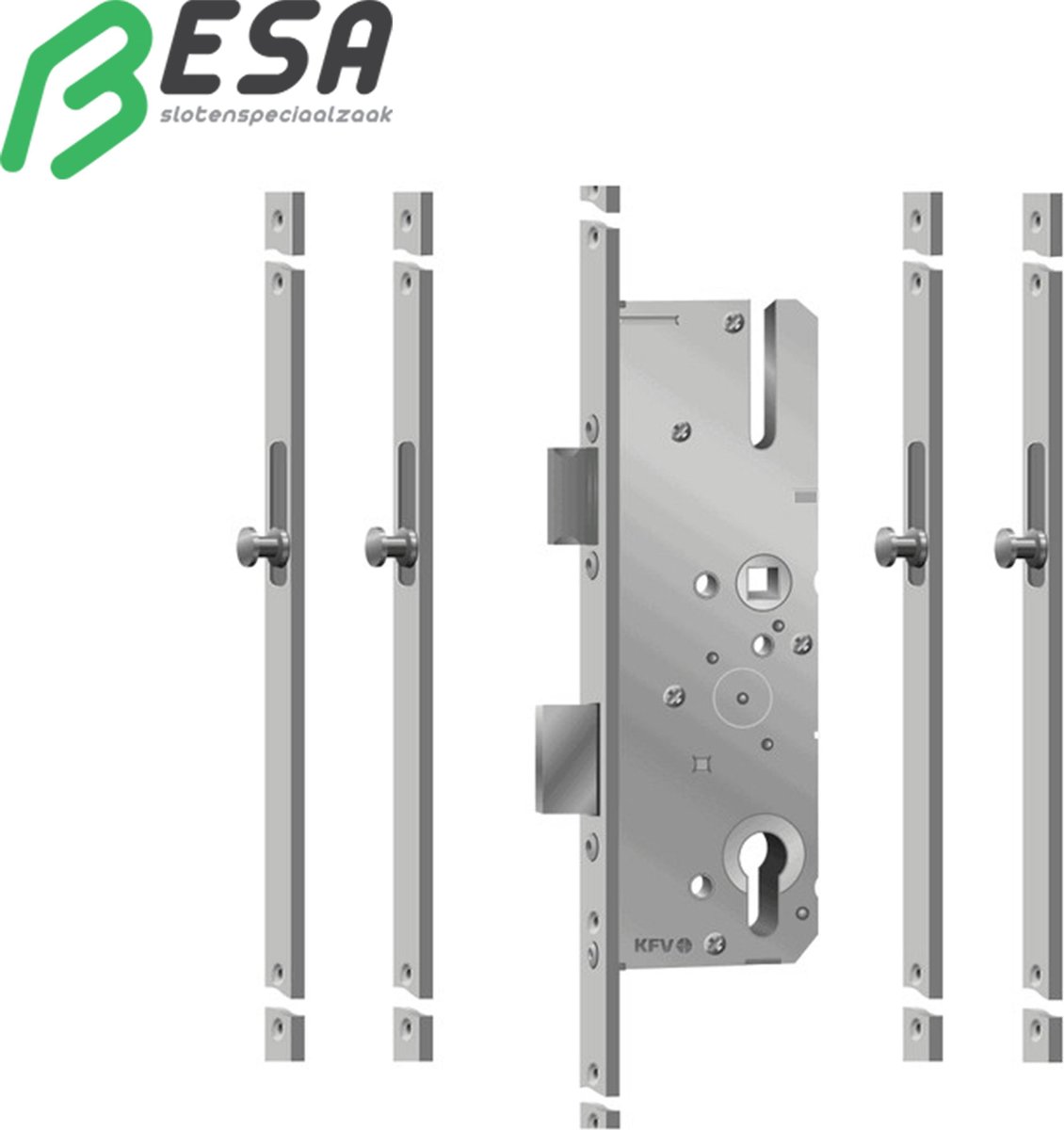 KFV Meerpuntsluiting AS8772 72/55 met 4 rolnokken Voorplaat: 20mm | bol.com